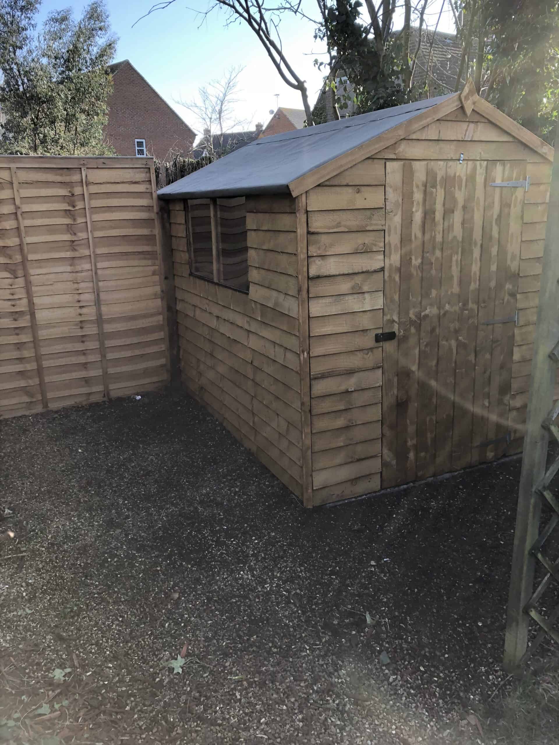 Replacement Shed & Fence - SJG Maintenance